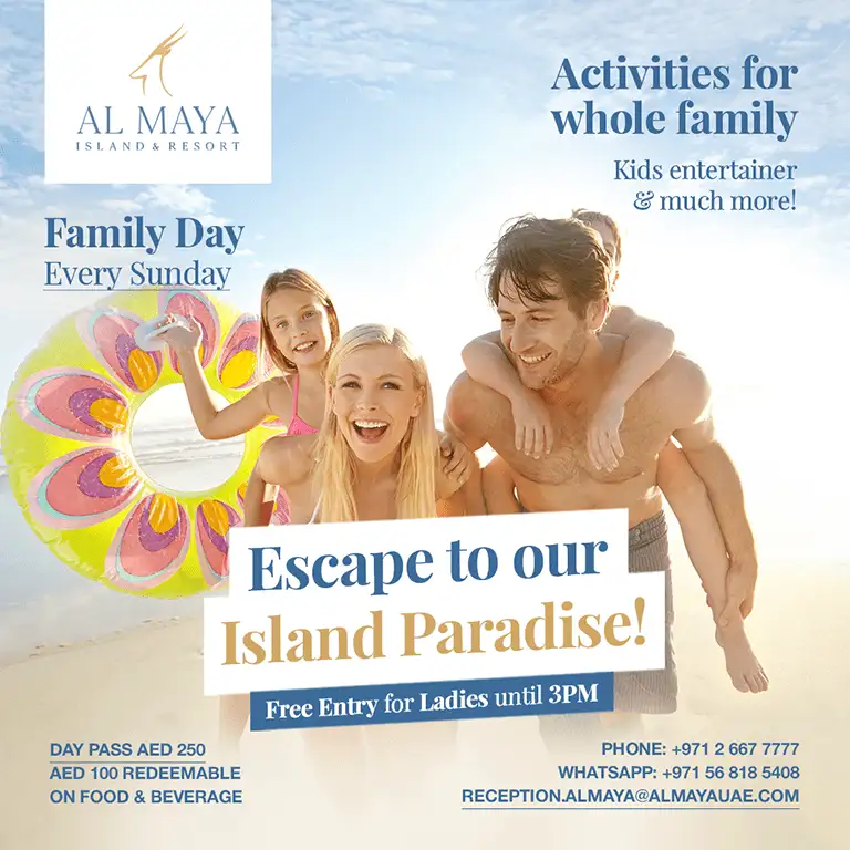 Escape to Our Island Paradise! - Al Maya Island & Resort Sunday Pool ...
