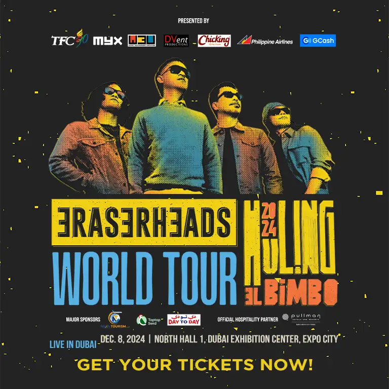 Eraserheads Huling El Bimbo World Tour 2024 in Dubai - DubaiThingsToDo