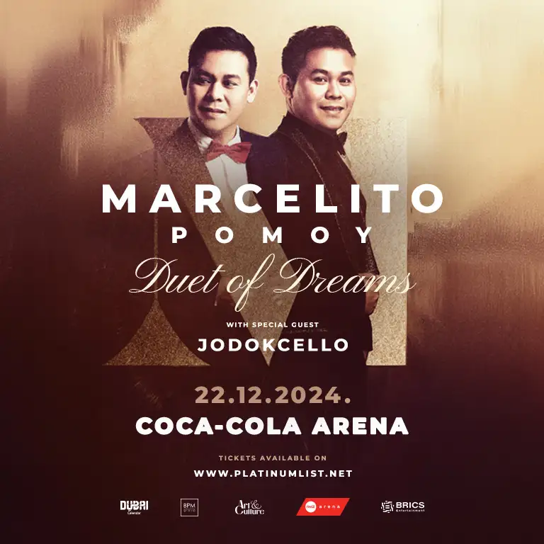 Marcelito Pomoy Live at Coca-Cola Arena, Dubai - DubaiThingsToDo