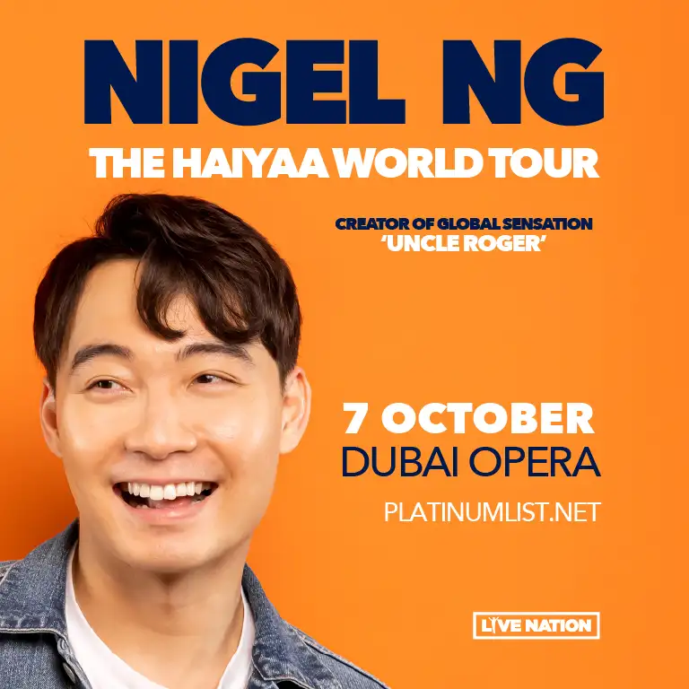 Nigel Ng - The Haiyaa World Tour at Dubai Opera - DubaiThingsToDo