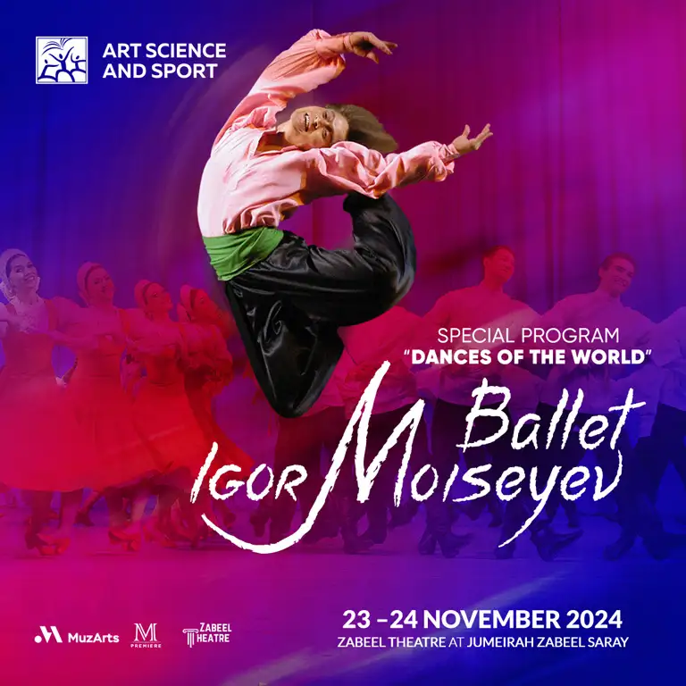The Igor Moiseyev Ballet at Zabeel Theatre in Dubai - DubaiThingsToDo