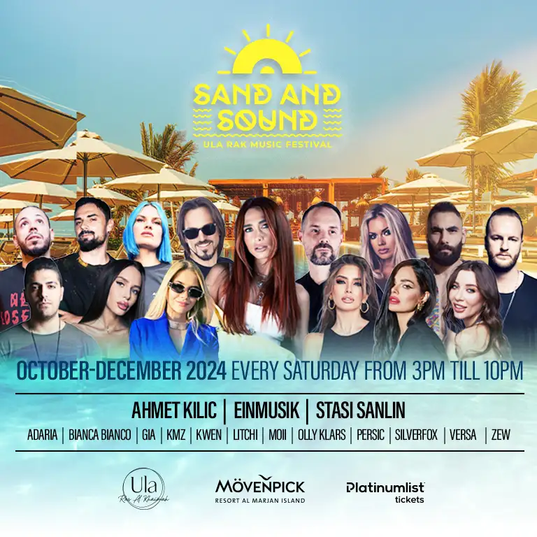 Sand and Sound Ula RAK Music Festival 2024 Headlining Stasi Sanlin and ...