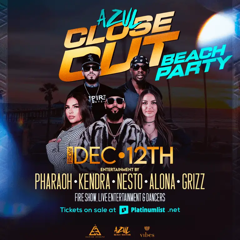 Azul Close Out Beach Party - DubaiThingsToDo