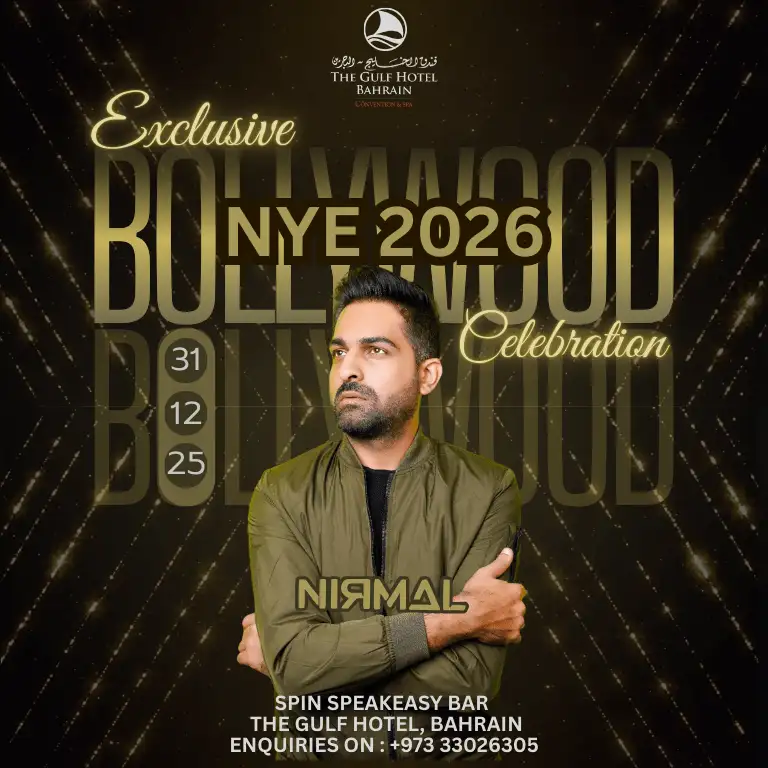 BOLLYWOOD NYE 2026 at SPIN, The Gulf Hotel Bahrain - DubaiThingsToDo