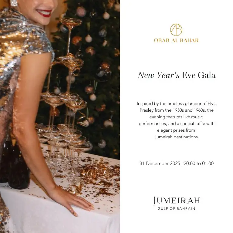 New Year's Eve Gala at Obab Al Bahar - DubaiThingsToDo