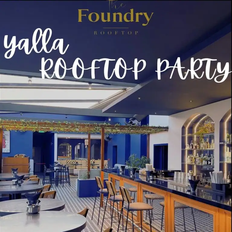 Yalla Rooftop Party at The Foundry - DubaiThingsToDo
