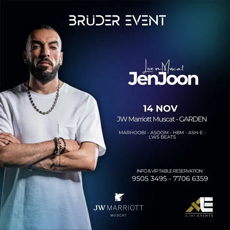 Jenjoon live at JW Marriott Hotel in Muscat - DubaiThingsToDo