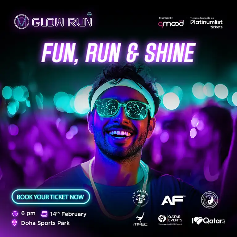 UV Glow Run in Doha 2025 - DubaiThingsToDo