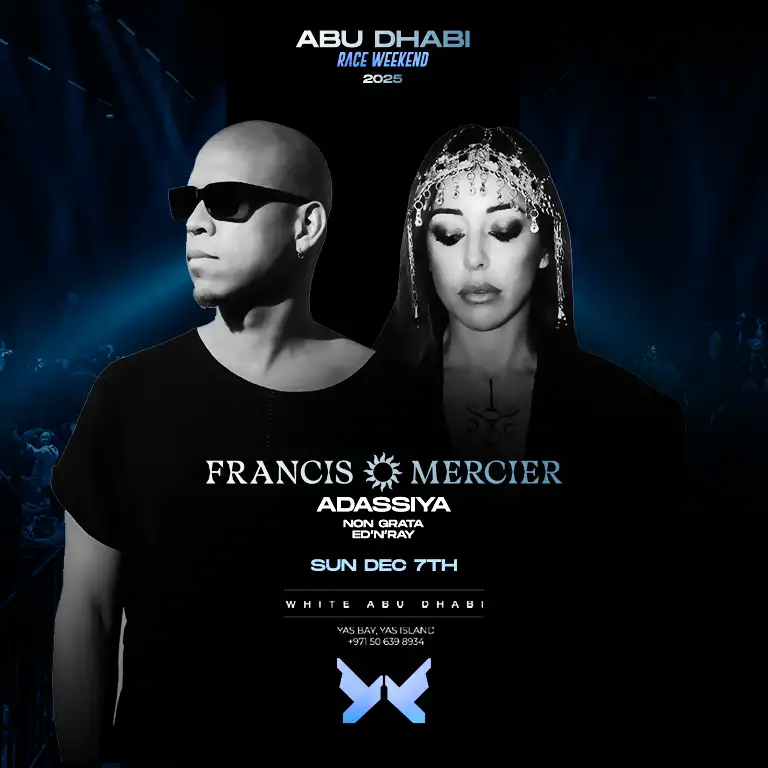 Francis Mercier at WHITE Abu Dhabi for the Race Weekend AfterParty ...
