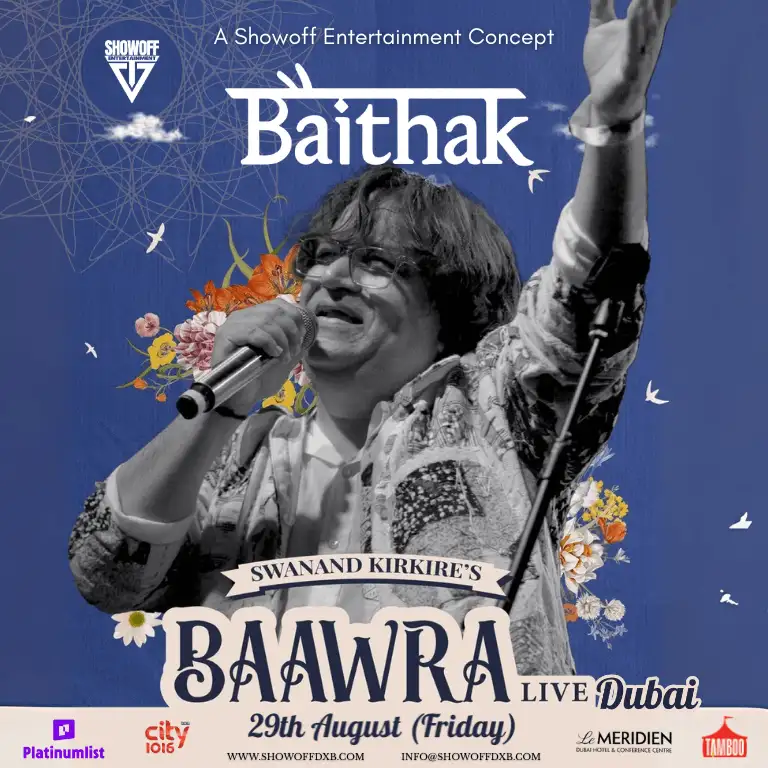 Baithak – Swanand Kirkire’s Baawra Live in Dubai - DubaiThingsToDo