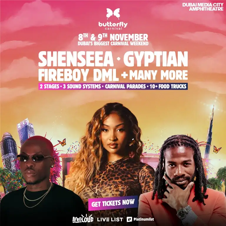 Butterfly Carnival 2025 at Media City Amphitheatre, Dubai - DubaiThingsToDo