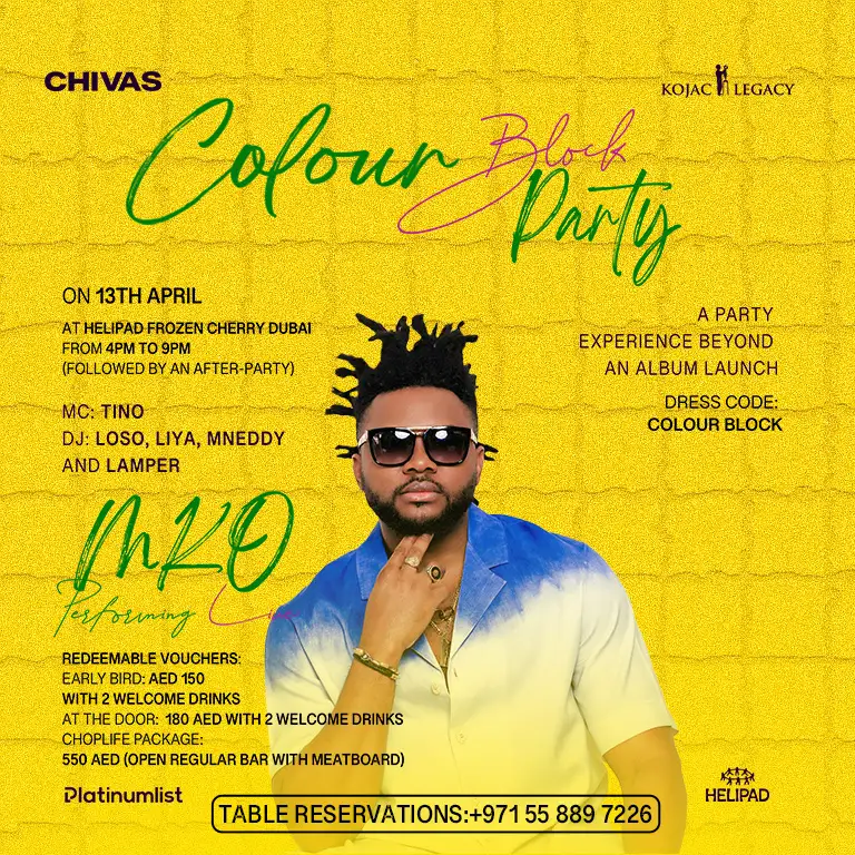 Colour Block Party - MKO Performing Live - DubaiThingsToDo