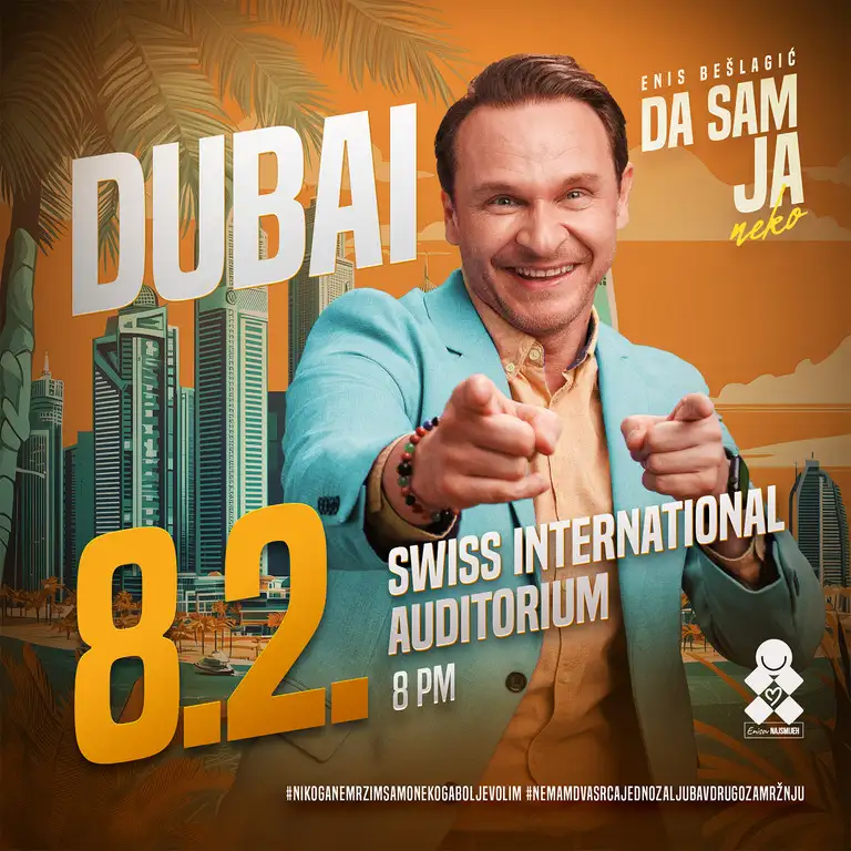 Enis Beslagic – “Da Sam Ja Neko” – Stand-Up Comedy - DubaiThingsToDo