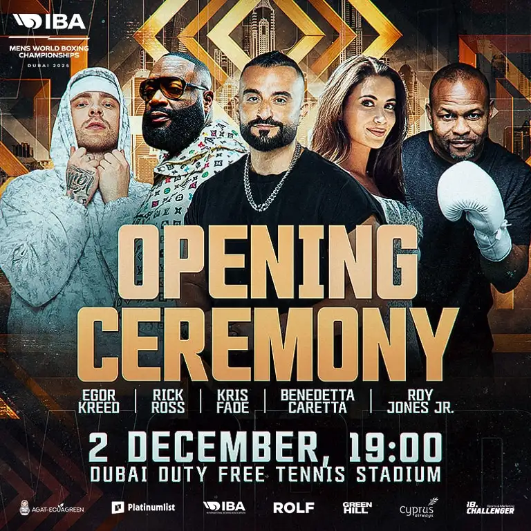 IBA Mens World Boxing Championships Dubai 2025 Opening Ceremony ...