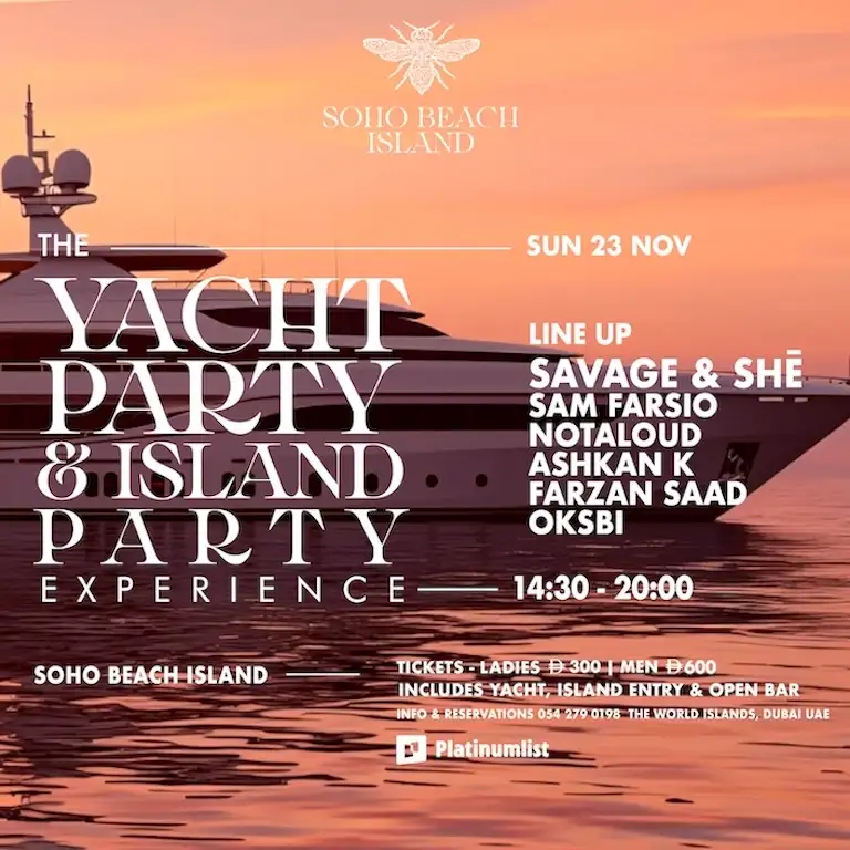 The Yacht Party & Island Party Experience- Soho Beach Island - The ...