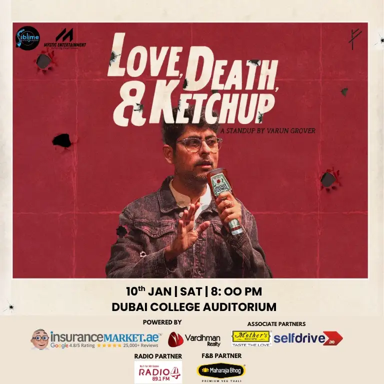 Varun Grover Live in Dubai - 2026 - DubaiThingsToDo
