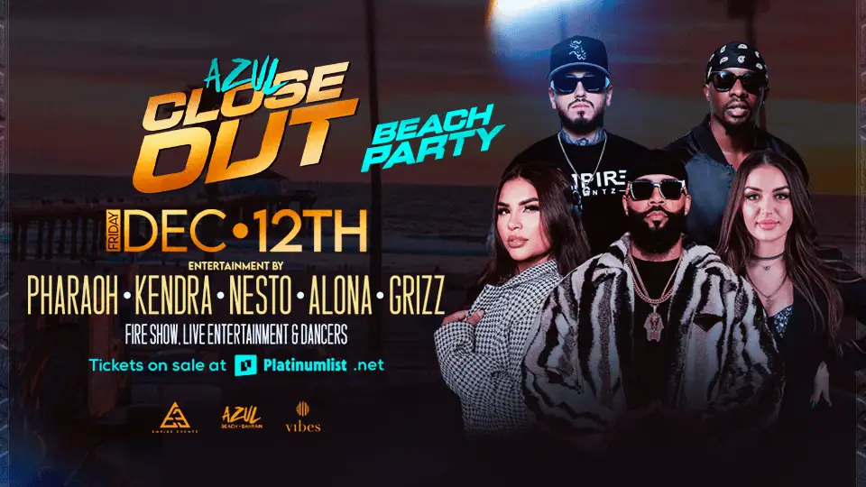 Azul Close Out Beach Party - DubaiThingsToDo