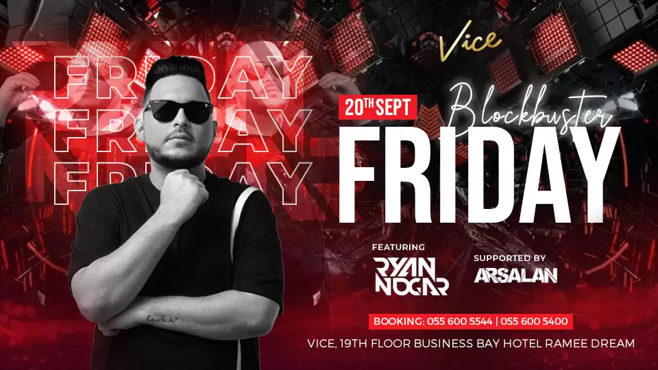 Blockbuster Friday with Ryan Nogar in Dubai - DubaiThingsToDo