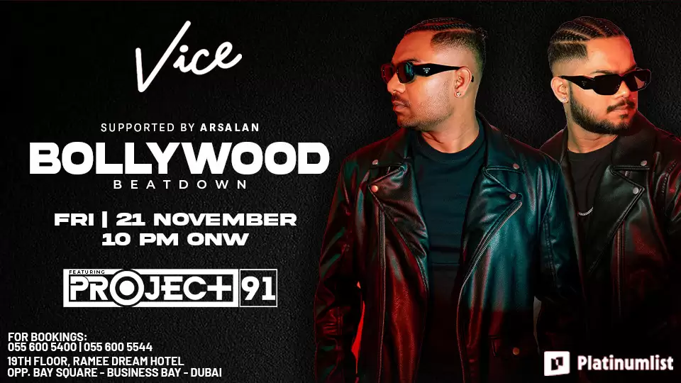 Bollywood Beatdown at Vice in Dubai - DubaiThingsToDo