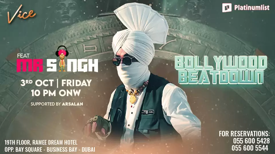 Bollywood Beatdown at Vice in Dubai - DubaiThingsToDo