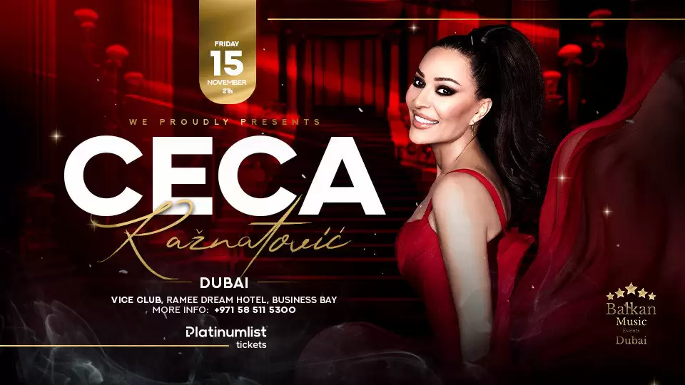 Ceca Raznatovic Live in Dubai - DubaiThingsToDo