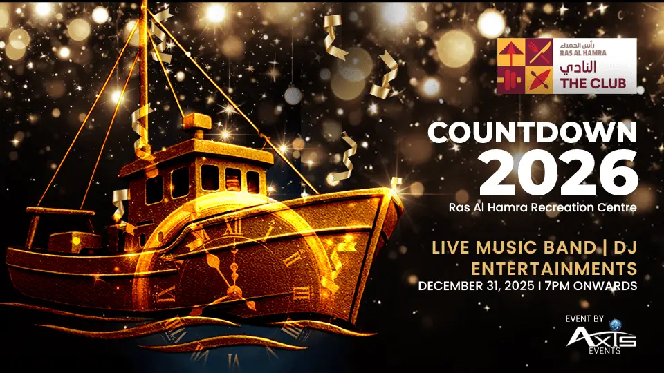 Countdown 2026 in Ras Al Hamra Recreation Centre, Muscat - DubaiThingsToDo