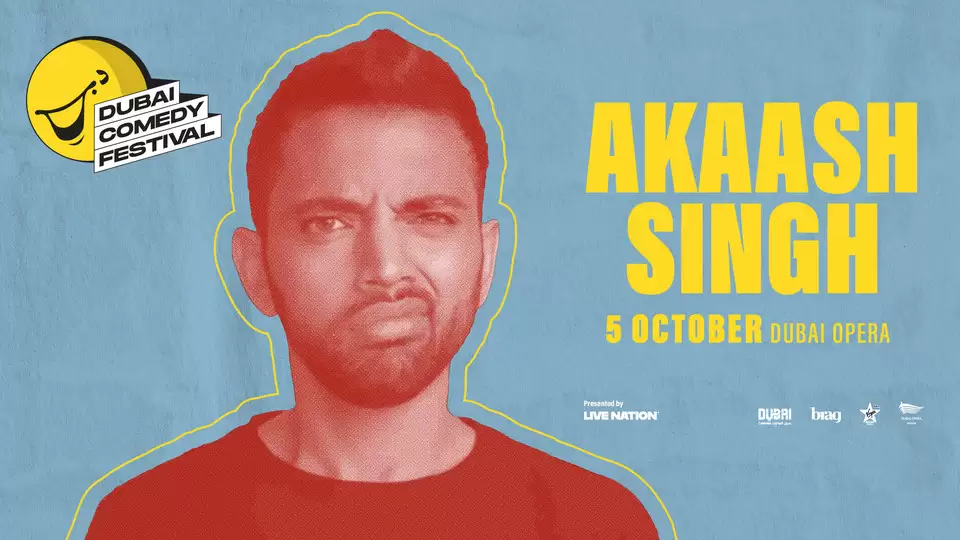 Akaash Singh Live at Dubai Comedy Festival 2025 - DubaiThingsToDo