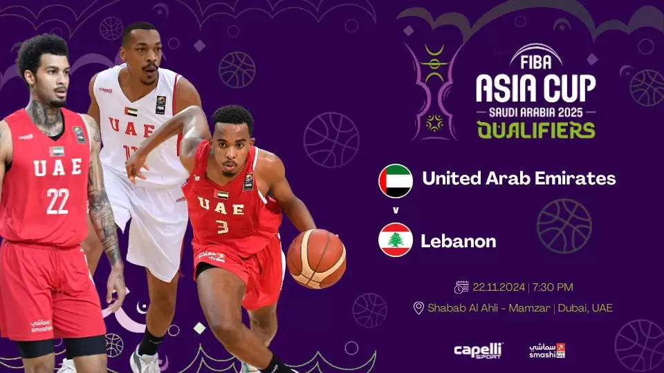 FIBA Asia 2025 Qualifiers - UAE vs Lebanon in Dubai - DubaiThingsToDo