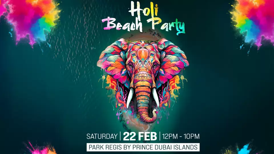 Holi Beach Party 2025 – Dubai’s Most Colorful Celebration ...