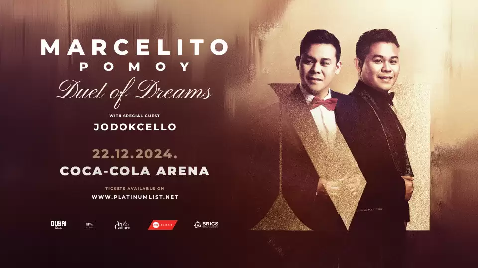 Marcelito Pomoy Live at Coca-Cola Arena, Dubai - DubaiThingsToDo