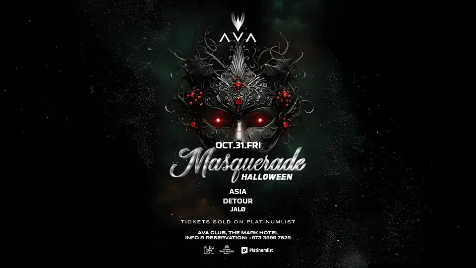 Masquerade Halloween at AVA Club - DubaiThingsToDo