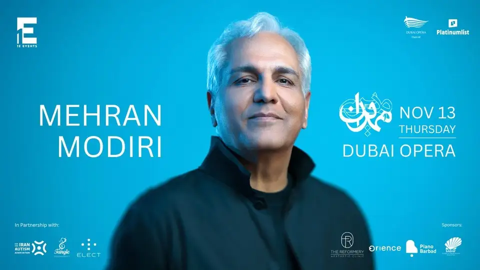 Mehran Modiri Concert at Dubai Opera - DubaiThingsToDo