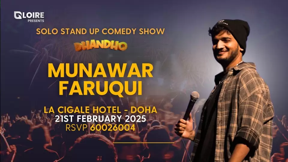 MUNAWAR FARUQUI live in Qatar - DubaiThingsToDo