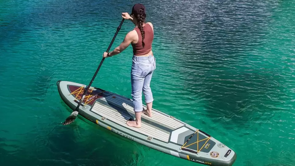 Paddleboarding at the sea at Old Mina Port - Qool Qatar - DubaiThingsToDo