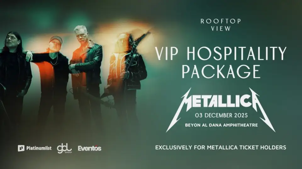 Rooftop View Metallica VIP Hospitality Package at Beyon Al Dana ...